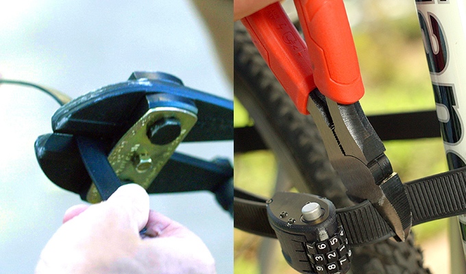 The OTTOLOCK cinch lock is light, small and much stronger than it looks ...